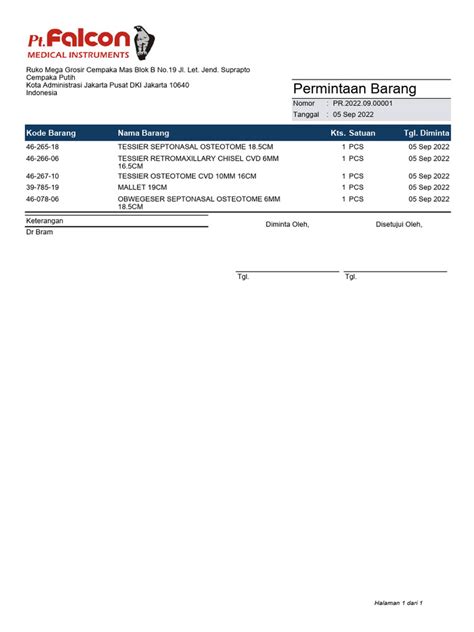 Item Requisition Ptfalconmedical 220905134306 Pdf