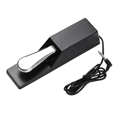 Muslady Piano Sustain Pedal Клавиатура Демпферная педаль 6,35 мм Разъем ...