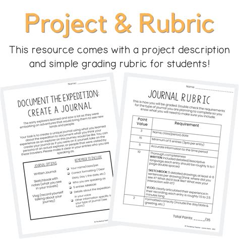 Journal Assignments Early Explorers Made By Teachers