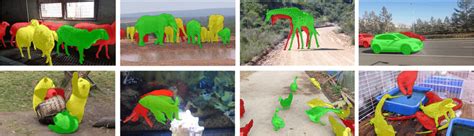 Different Occlusions Levels In Ovis Unoccluded Objects Are Colored