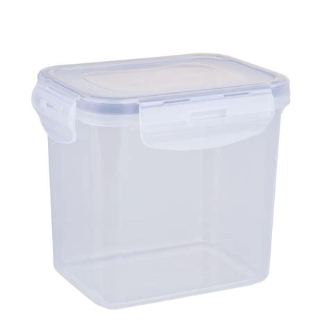 Pote Porta Mantimento Hermético 850ml Quadrado Casa Do Chef Easy Fresh