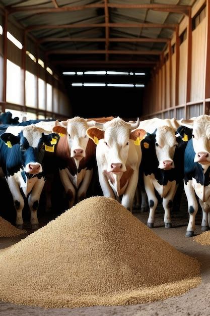 Premium Ai Image Cattle Feed
