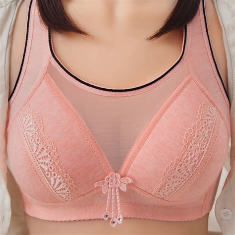 Munlar Red Womens Bras Push Up No Wire Plus Size Vest Sports Full