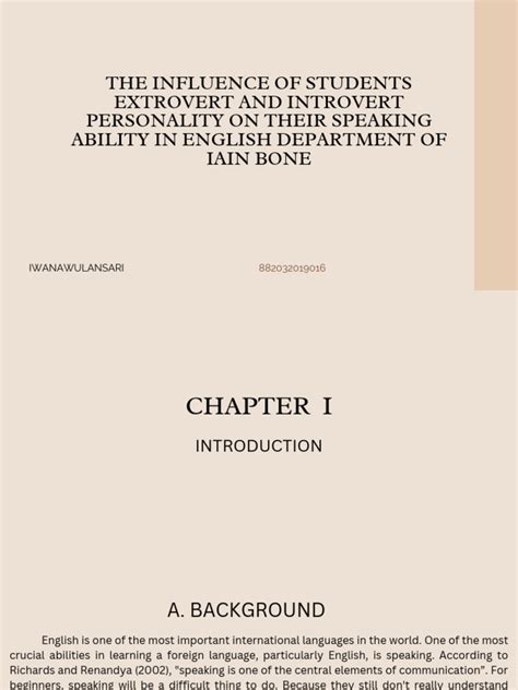 Canva Pdf Extraversion And Introversion Validity Statistics