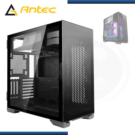 Case P120 Crystal Black Antec Kea Gamer Store