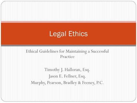 PPT - Legal Ethics PowerPoint Presentation, free download - ID:1655766