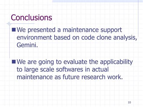 Ppt Gemini Code Clone Analysis Tool Powerpoint Presentation Free Download Id3550932