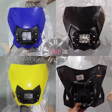 Headlamp KLX BF Dtracker 12 LED Reflektor Batok KLX BF Dtracker Lampu