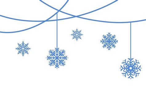 Snowflake Border Clip Art