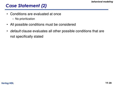 PPT Components Of A Verilog Module PowerPoint Presentation Free