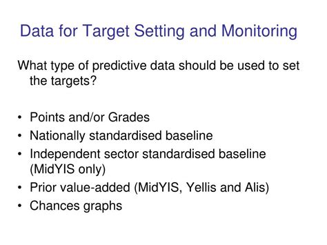 PPT Data For Target Setting Monitoring And Reporting PowerPoint Presentation ID 2721089