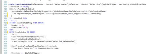 Eventrequest Salespostcodeunital Codeunit 80 Sales Post · Issue 7285 · Microsoft