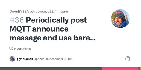Periodically Post Mqtt Announce Message And Use Bare Announce Topic