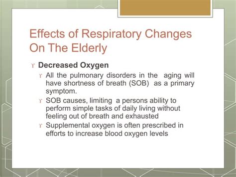 Aging Changes In Respiratory System Pptx