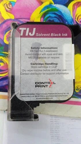 Tij Solvent Black Ink Cartridge Control Print At ₹ 8560 Handheld