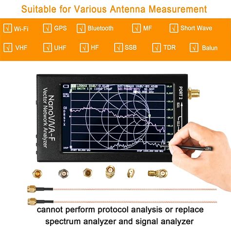 Smith Chart Nanovna F Vector Network Analyzer Hf Vhf Uhf Uv Vna Antenna Analyzer 10khz 1 5ghz 4