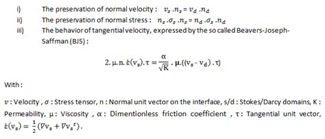 Stokes Darcy Coupling