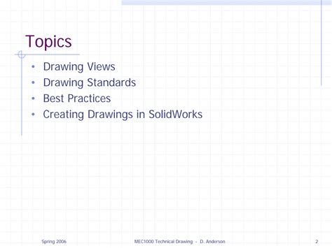 Solution Technical Drawing Class Handout Studypool