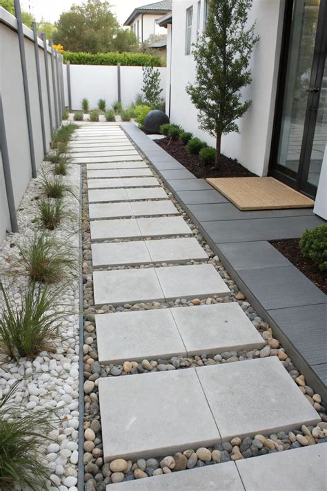19 Creative Pavers With Rocks In Between Ideas