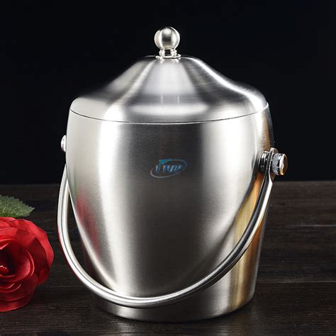 파티 및 뷔페 얼음 양동이 대형 얼음 용기 샴페인 와인 병 뚜껑과 집게가 있는 스테인리스 스틸 얼음 양동이 샴페인 하이넥 6병용 얼음 양동이 구입 얼음 양동이 음료수