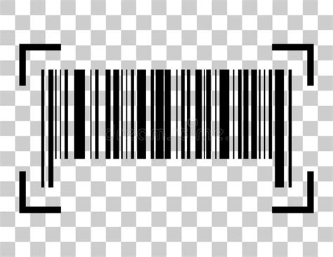 barcode vector icon bar code for web flat design stock vector