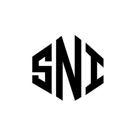 Sni Letter Logo Design With Polygon Shape Sni Polygon And Cube Shape