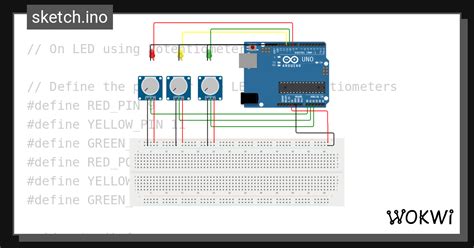 Control 3 Leds Using Potentiometer Wokwi Esp32 Stm32 Arduino Simulator