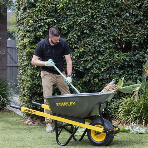Cheap Stanley 100l Industrial Steel Tub Wheelbarrow With Reviews