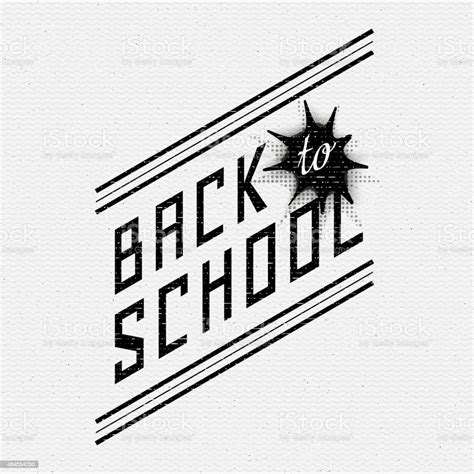 Retour À Lécole Étiquettes Et De Badges Avec Logos Pour Tout Usage
