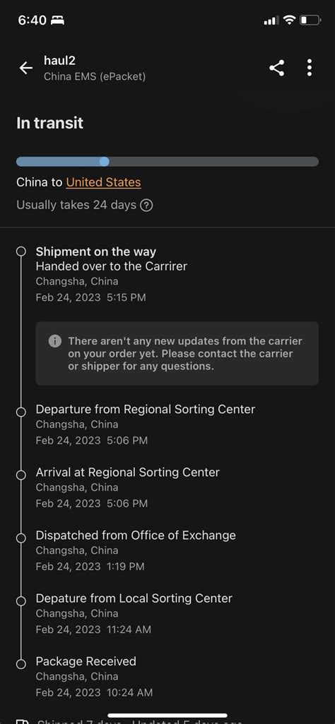 My Package Hasnt Updated In A Week Is This Normal My Friend That