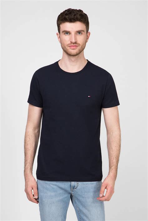 Мужская темно-синяя футболка ESSENTIAL COTTON Tommy Hilfiger MW0MW13344 ...