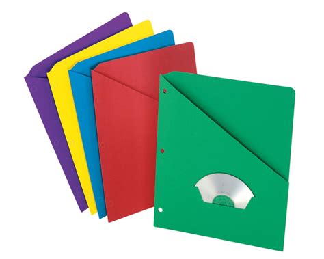 Pendaflex Slash Pocket Project Folders Assorted