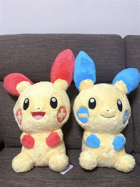 ポケモン めちゃもふぐっと ほっこりいやされぬいぐるみ プラスル＆マイナン メルカリ