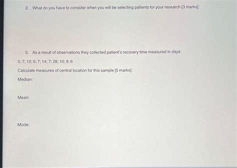 Solved St Deviation Coefficient Of Variation 6 Are