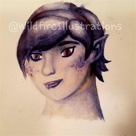 Halfling Vampire By Wildgracedraws On Deviantart