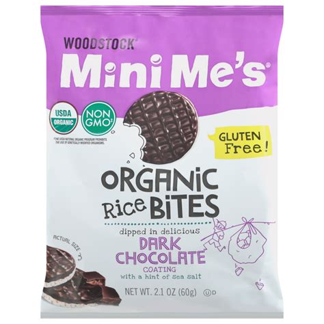 Save On Woodstock Mini Mes Rice Bites Dark Chocolate Gluten Free Organic Order Online Delivery