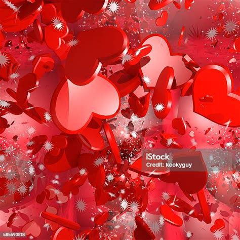 3d 빨간 하트와 색종이 3차원 형태에 대한 스톡 사진 및 기타 이미지 3차원 형태 기념일 로맨스 Istock