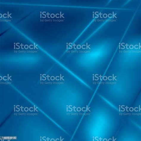 Bright Blue Smooth Stripes Abstract Tech Background Stock Illustration