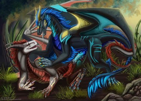 Rule 34 Bl Darksoul Blue Penis Bodily Fluids Cum Dragon Duo Feral