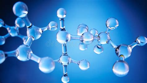 Science Background With Molecul And Atom Model Abstract Molecular