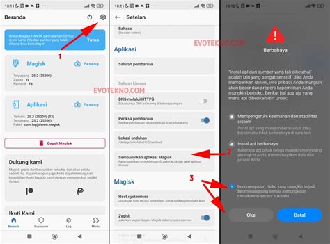 Cara Buka Aplikasi Bank BRImo Jago Blu Pada HP Yang Terdeteksi ROOT Magisk EvoTekno
