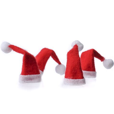 Miniature Felt Santa Hats Doll Accessories Doll Supplies Craft