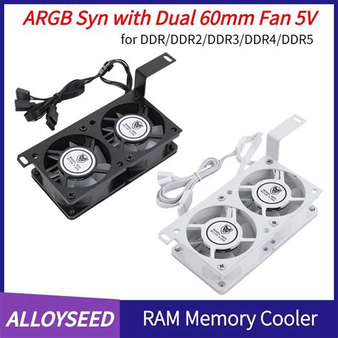 遊戲師 冰刃br2內存條散熱argb神光同步ddr4風扇臺式機ddr5散熱器 蝦皮購物