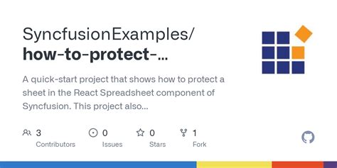 Github Syncfusionexampleshow To Protect Worksheets In The React