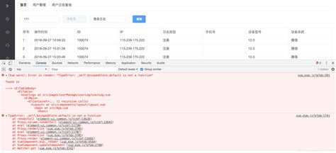 Vue Element Ui使用中scopedslotsdefault Is Not A Function 报错u