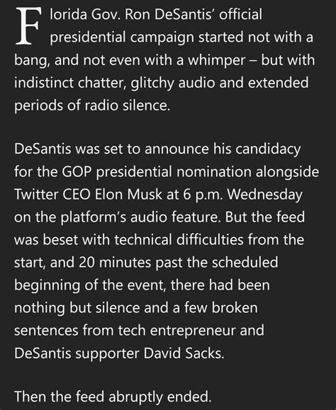 Leia🌻 On Twitter This Is Prophetic About Desantis Campaign 🤣😂💀