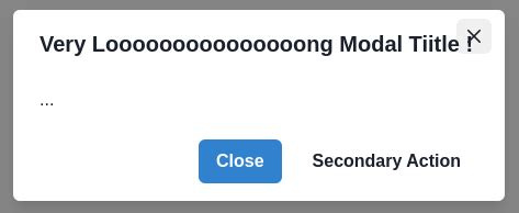 Modalheader And Modalclosebutton Overflow Issue Chakra Ui