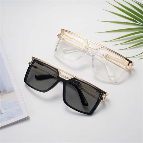 Buy Facath 2 Pair 80s90s Sunglasses Hip Hop Costume Kit Rapper Dj