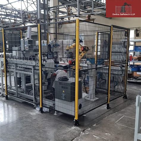 Robotics Fencing Cell Manufacturer In Pune India Robotic Cell Fencing Safety Guard
