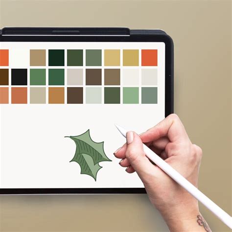 Procreate Color Palette Color Swatches Christmas Colors Ipad Tools
